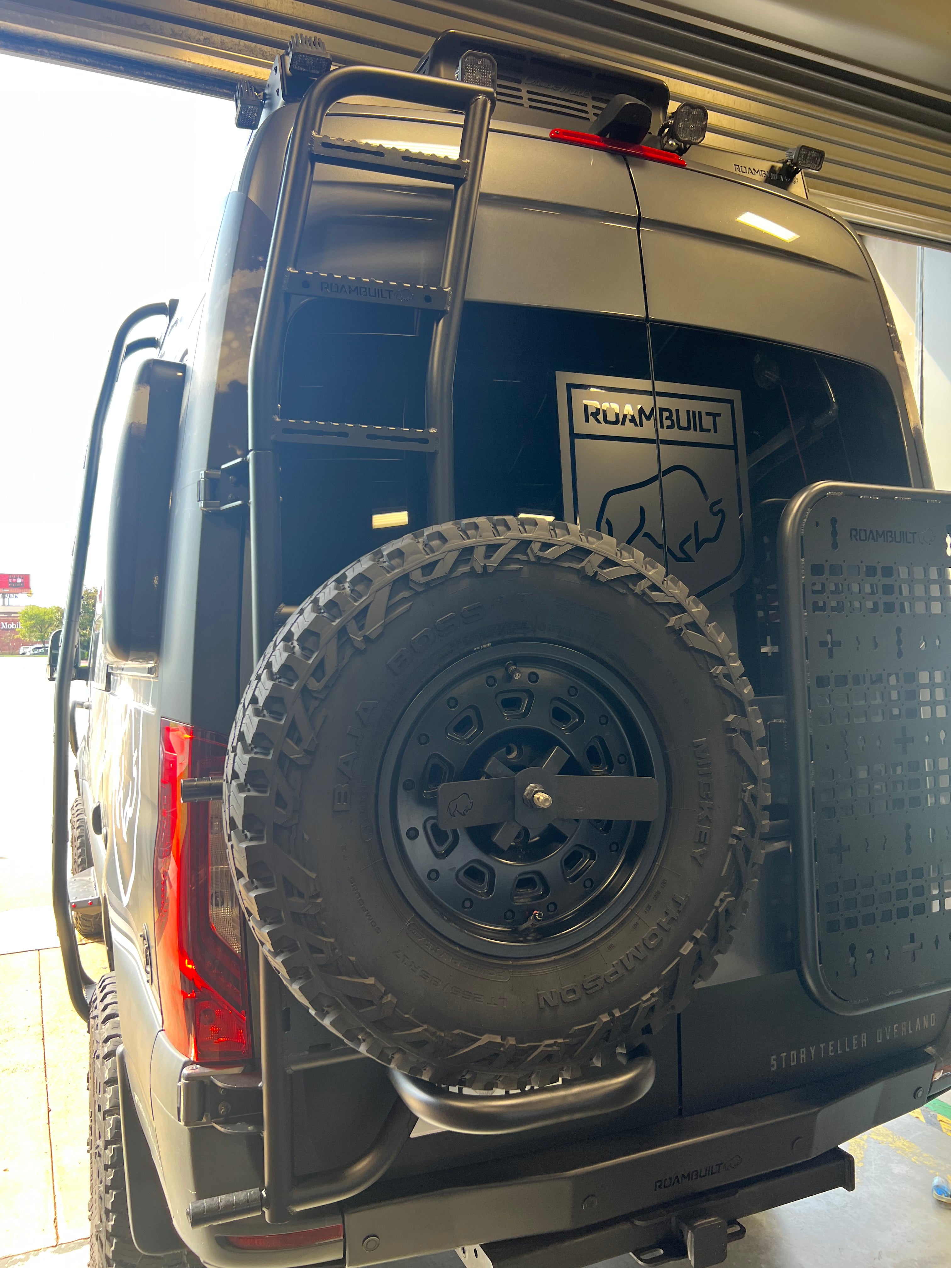 Mercedes Sprinter Rear Door Carriers | ROAMBUILT